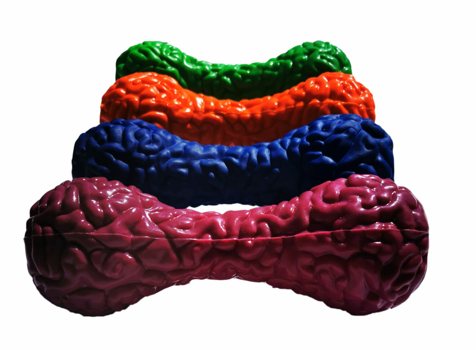 Large Rubber Ribbed Bone Toy - DoggieToys.Deals