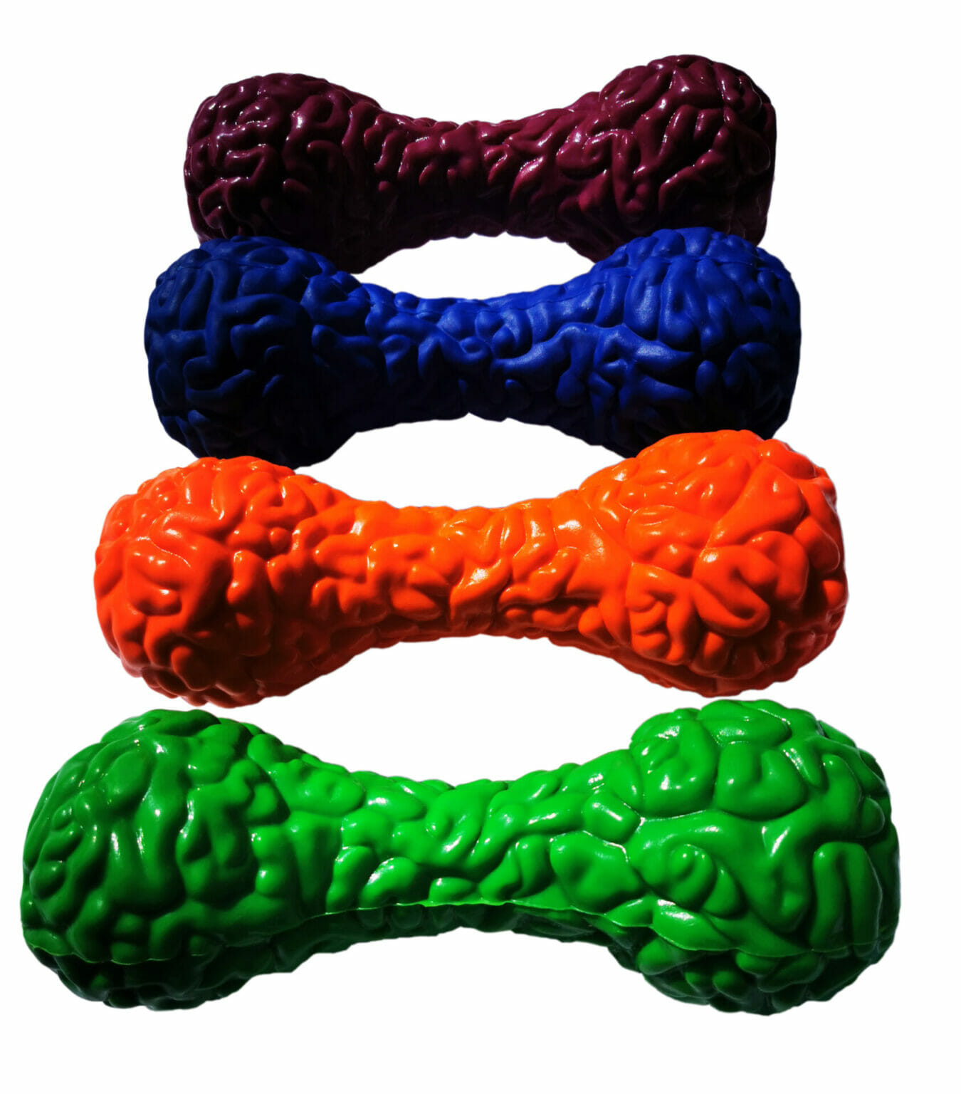 Large Rubber Ribbed Bone Toy - DoggieToys.Deals